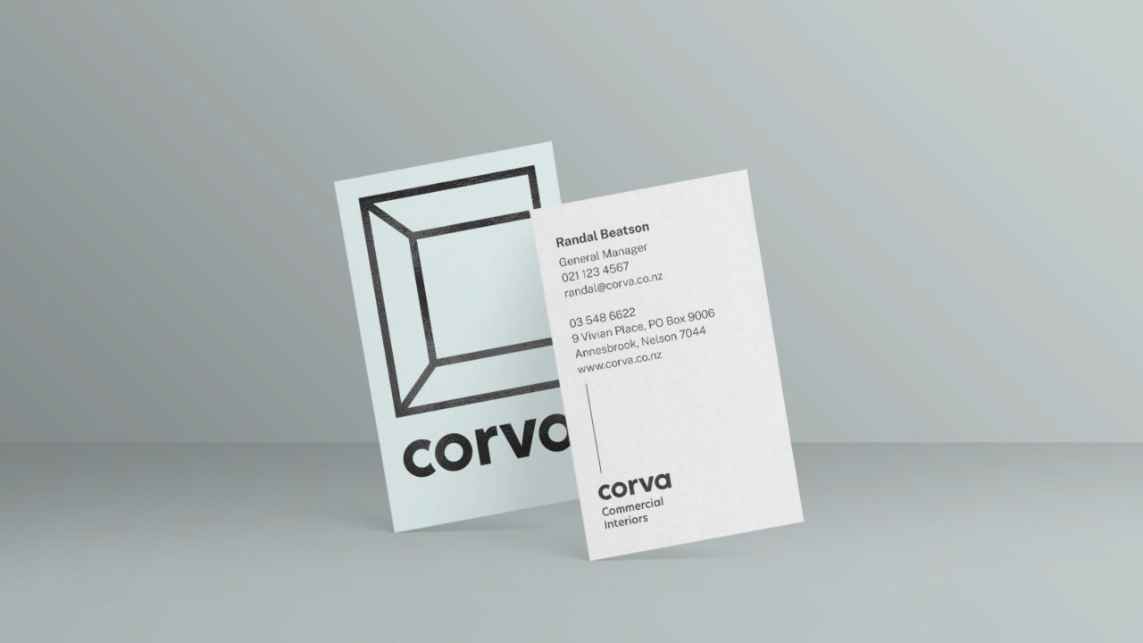 Rebranding example: Name, logo, website design - Corva